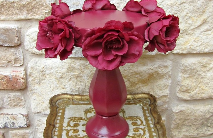 DIY Dessert Stand made with Goodwill Finds - Morena's Corner