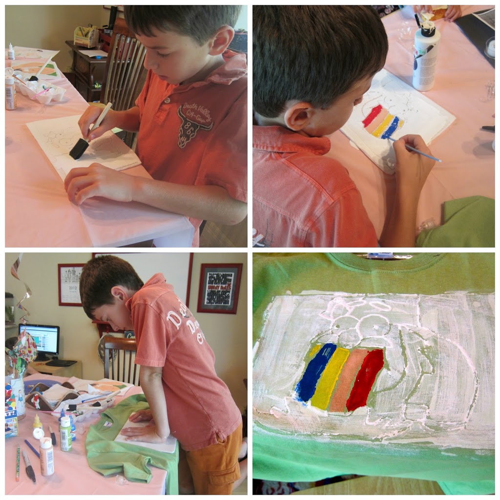 DIY T-shirt Printing with Kids - Morena's Corner