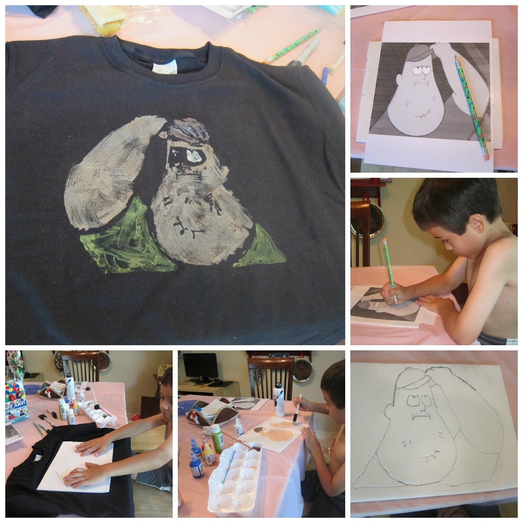 DIY T-shirt Printing with Kids - Morena's Corner