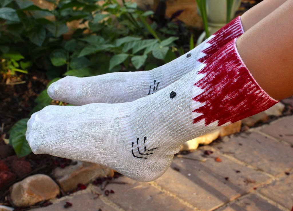 Paint Your Own Shark Socks - Morena's Corner