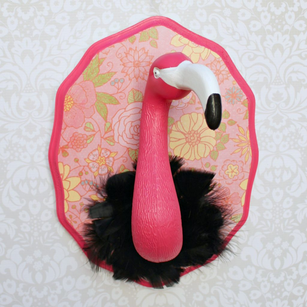 Flamingo Trophy Art Tutorial: Fun Summer Decor DIY - Morena's Corner