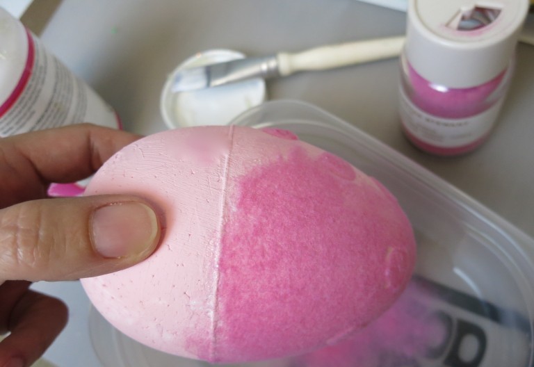 Flocked Chick DIY from Styrofoam - Morena's Corner