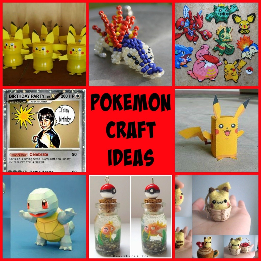 Pokemon Go! Craft Ideas You Can Make - Morena's Corner