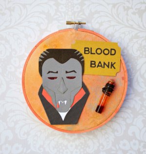 Vampire Halloween Sign Tutorial - Morena's Corner