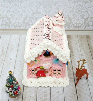 Holiday Decor: Faux Candy House DIY - Morena's Corner