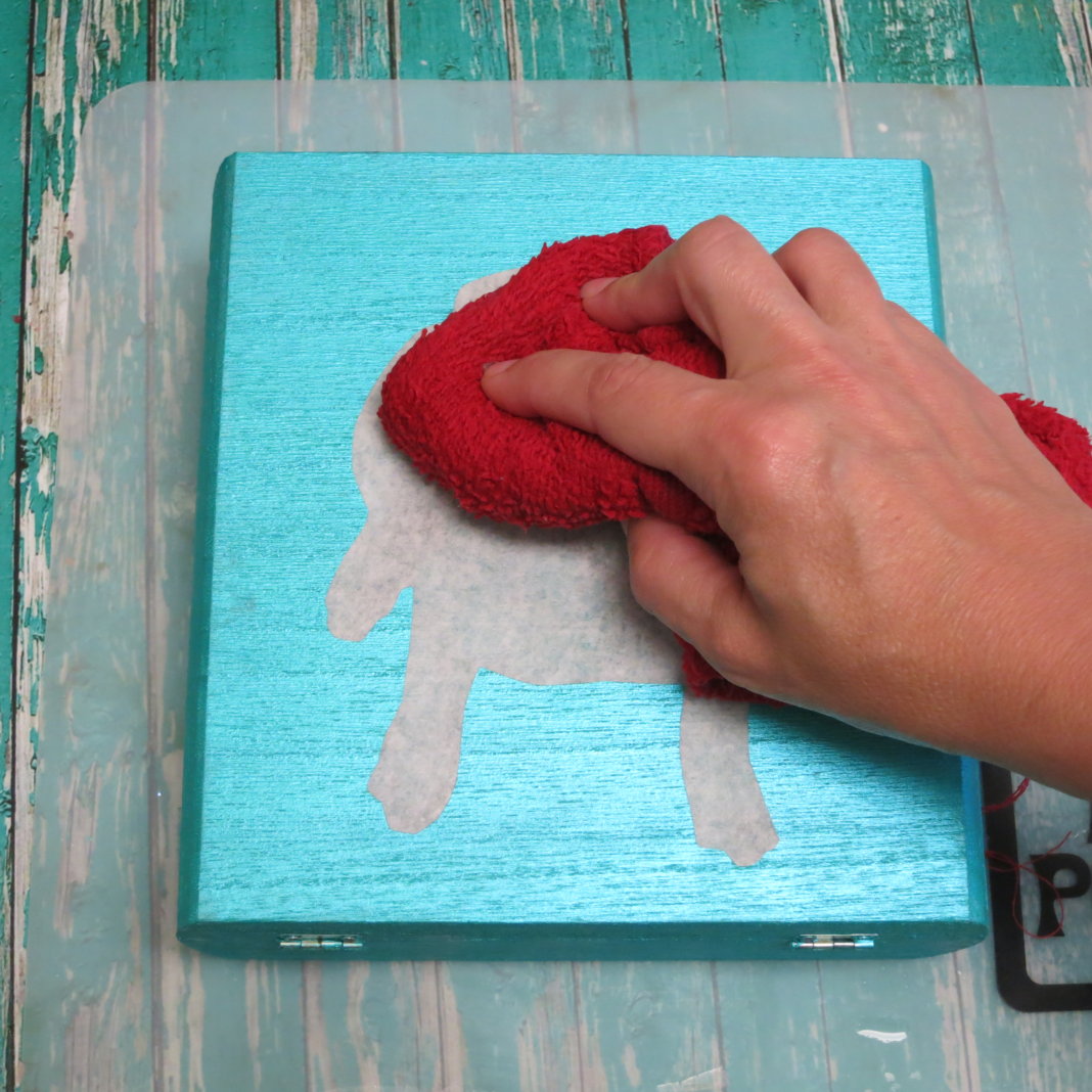 Mod Podge Image Transfer: DIY Cigar Box Purse - Morena's Corner