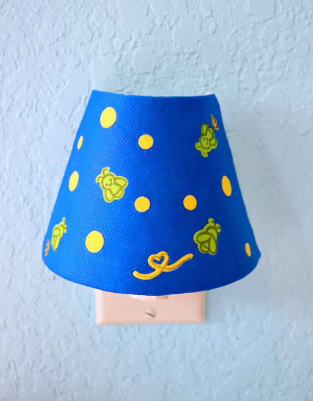 Firefly Night Light Tutorial: Fabric Light Shade DIY - Morena's Corner