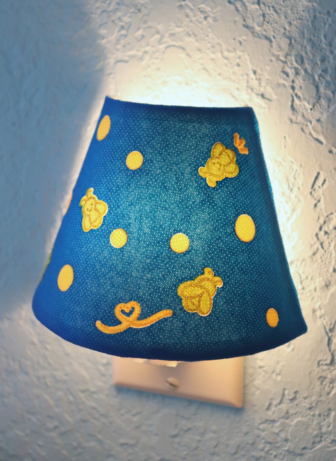 Firefly Night Light Tutorial: Fabric Light Shade DIY - Morena's Corner