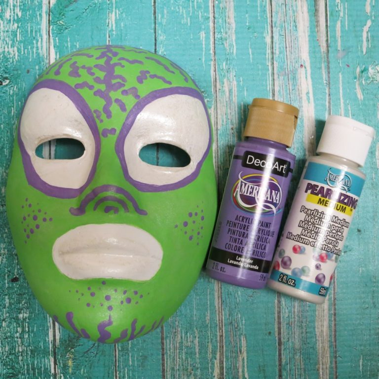 Decorative Halloween Mask DIY - Morena's Corner