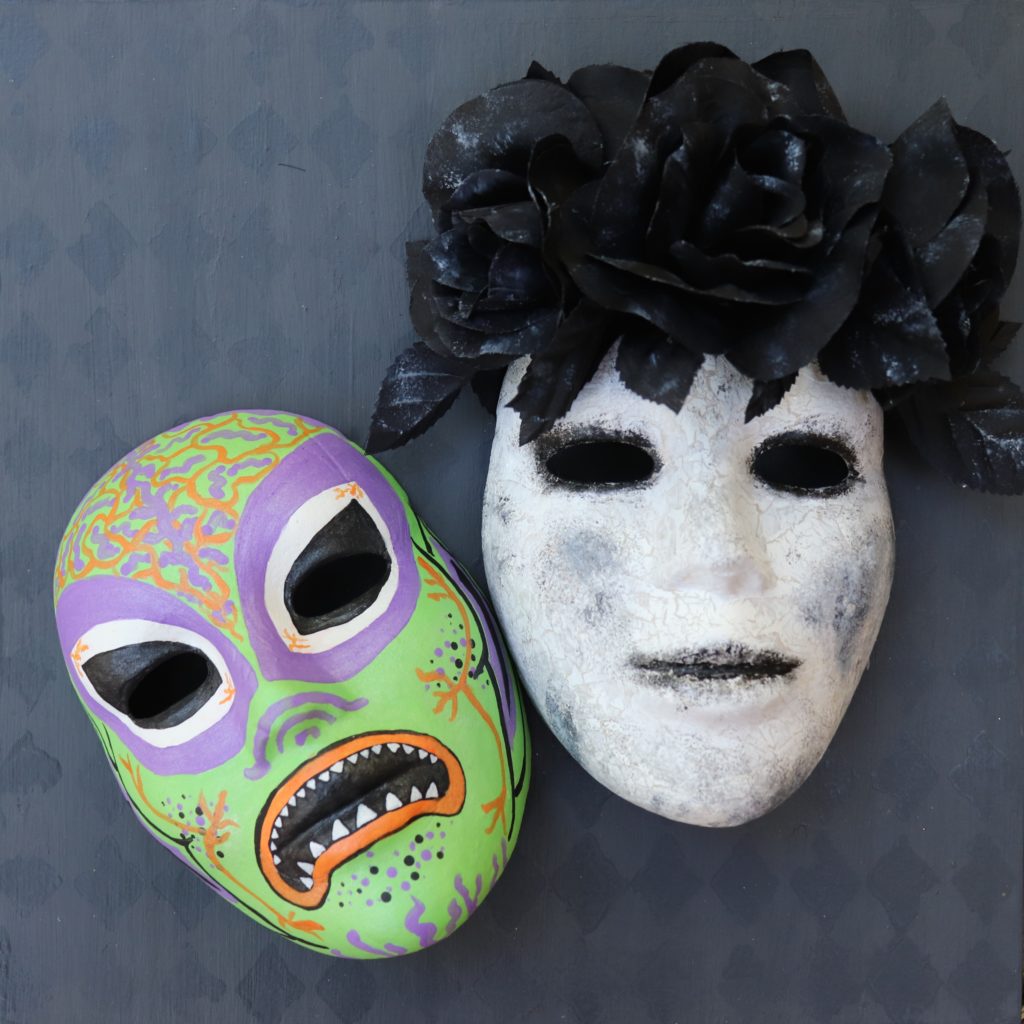 Decorative Halloween Mask DIY - Morena's Corner