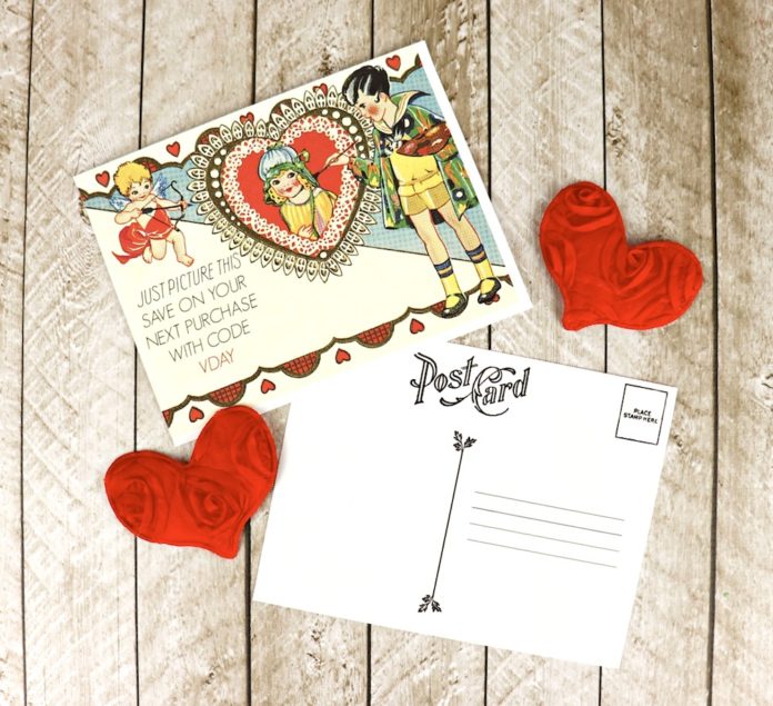 Valentine's Day Postcards Free Printables - Morena's Corner