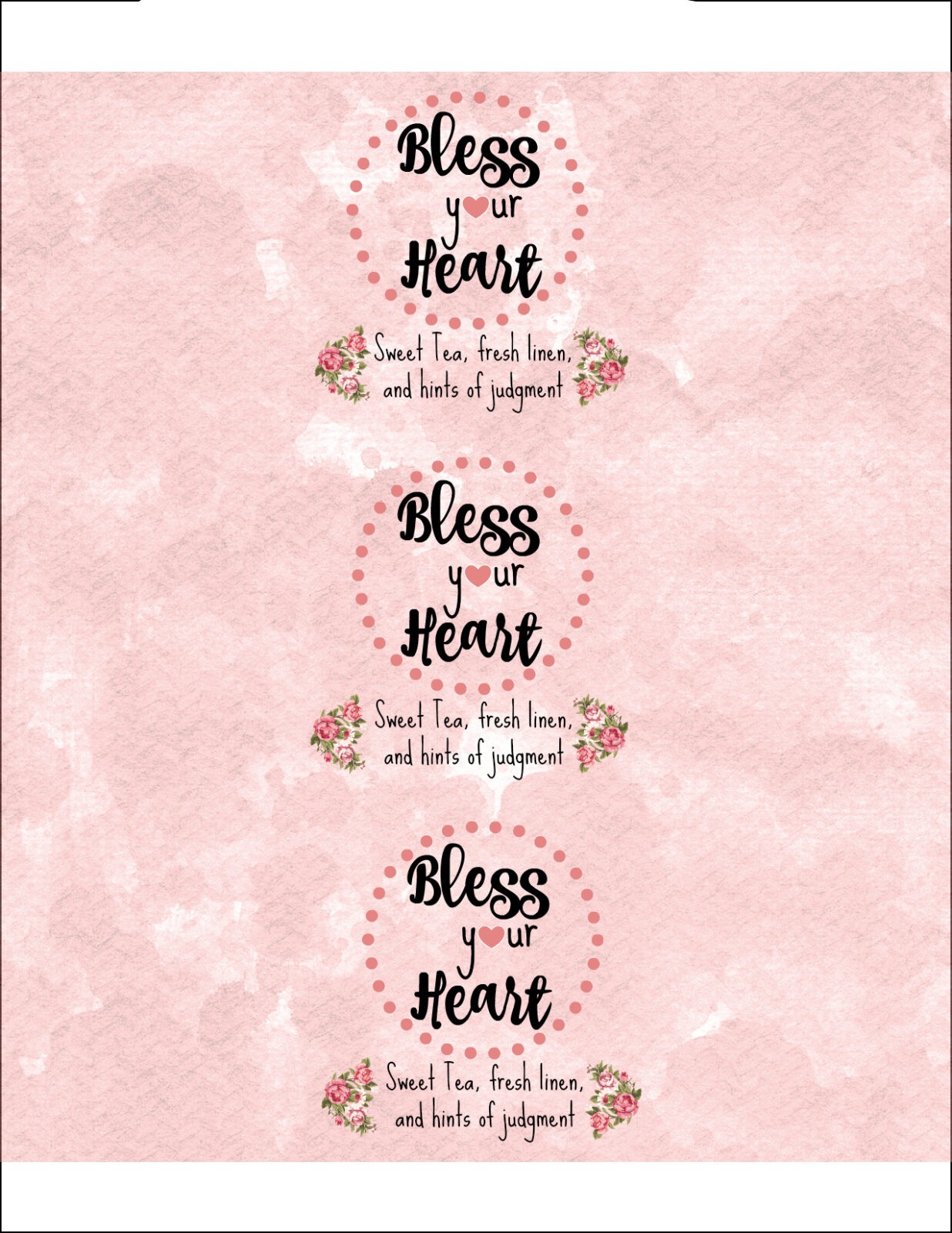 Bless Your Heart Candle Tutorial with Free Printable - Morena's Corner