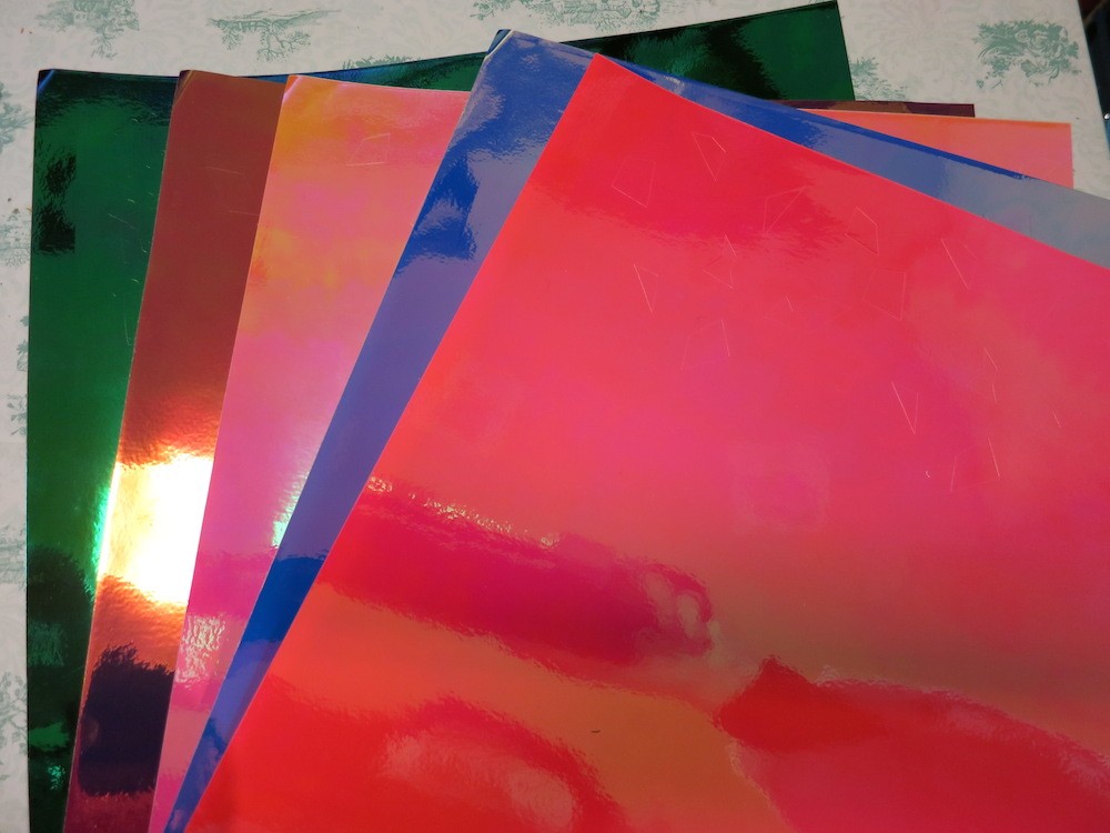 DIY Foil Cards Made Using Opal Vinyl - Morena's Corner