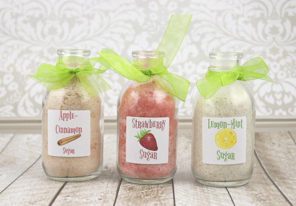Flavored Sugar Recipes with Free Printable Labels - Morena's Corner