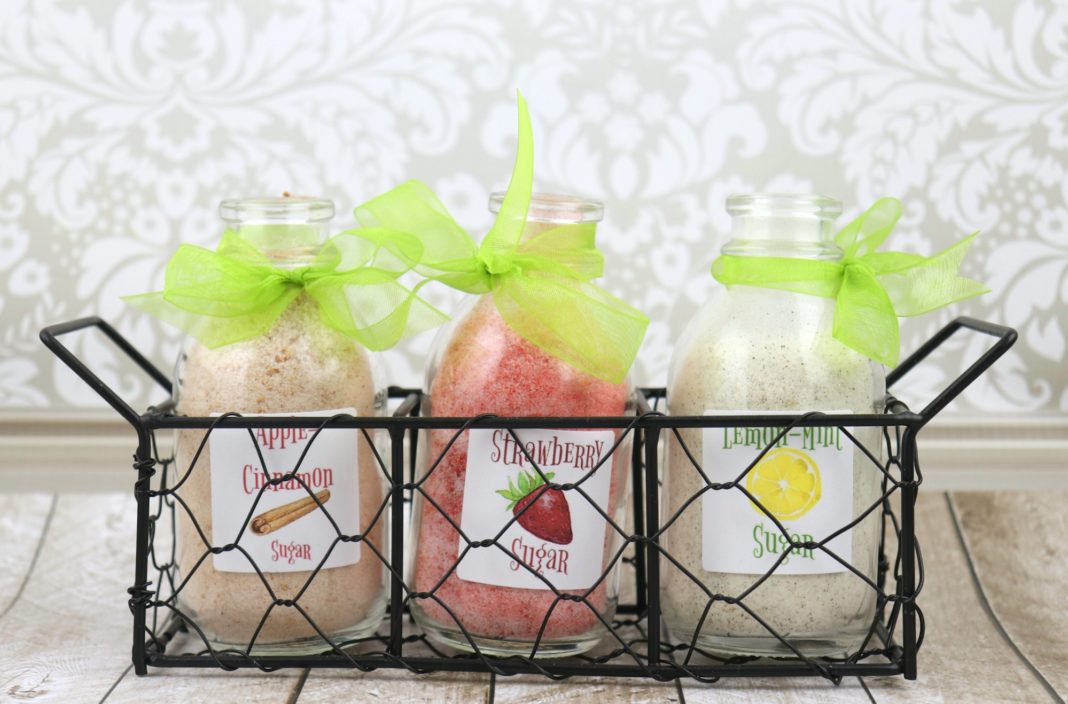 Flavored Sugar Recipes with Free Printable Labels - Morena's Corner