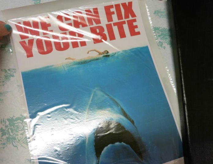 Jaws Poster DIY for Dental Office - Morena's Corner
