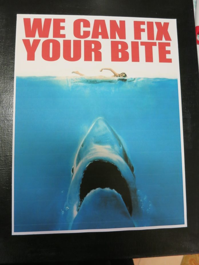 Jaws Poster DIY for Dental Office - Morena's Corner