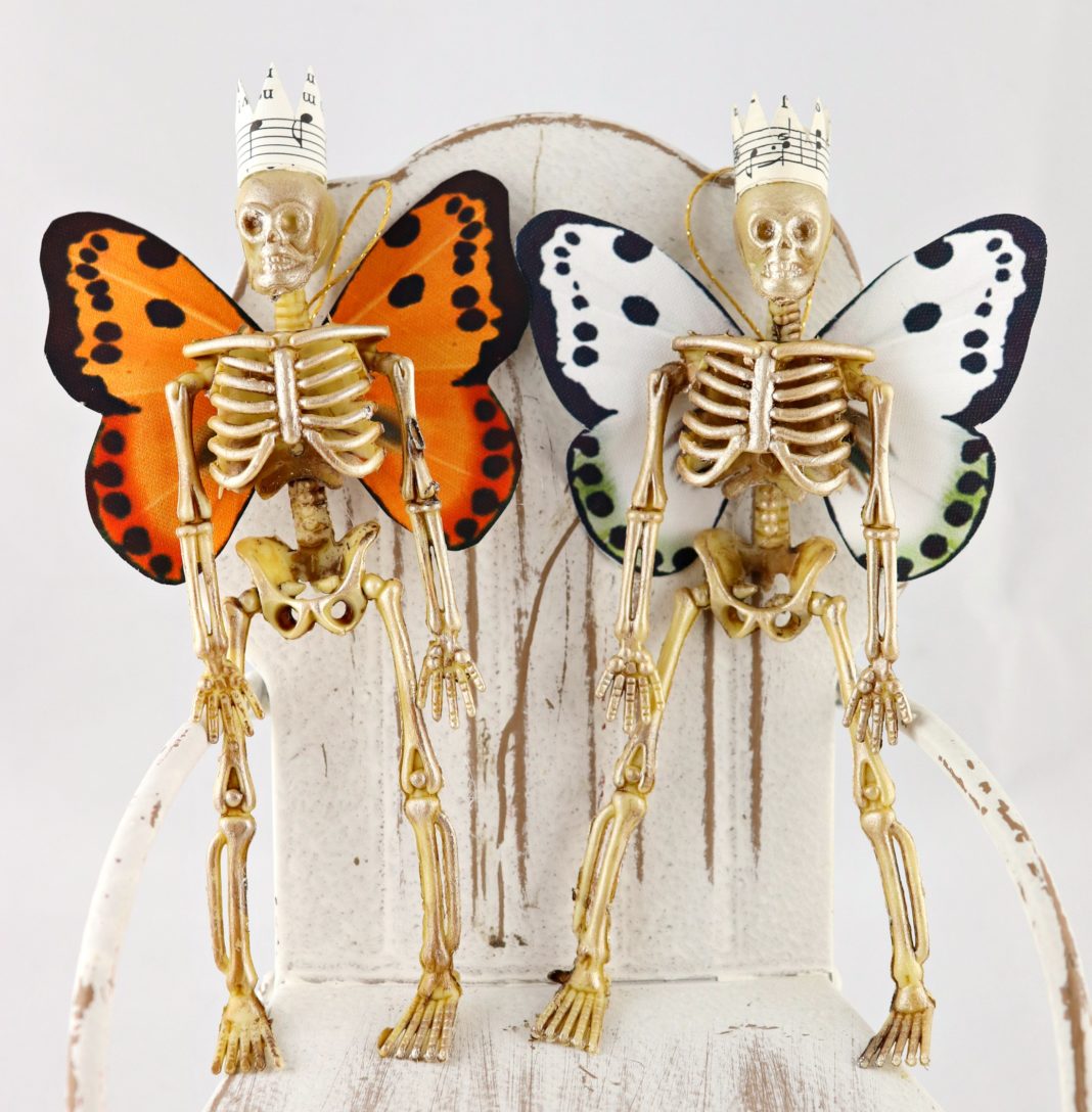 Skeleton Fairies: Halloween Decor Tutorial - Morena's Corner