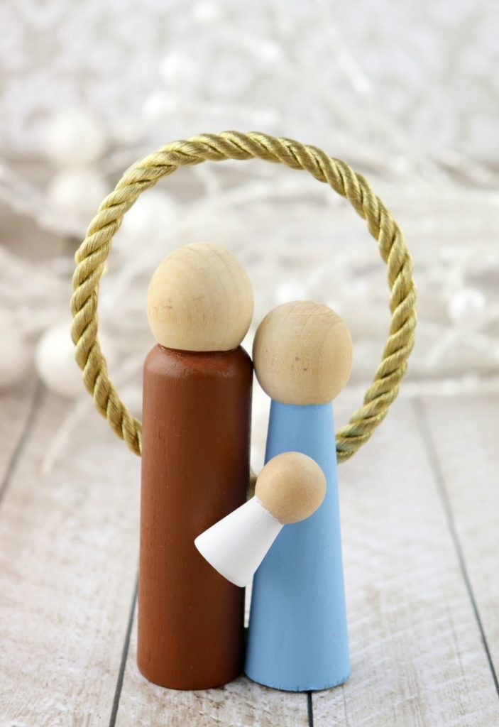 Holy Family Ornament Tutorial: Christmas Craft - Morena's Corner