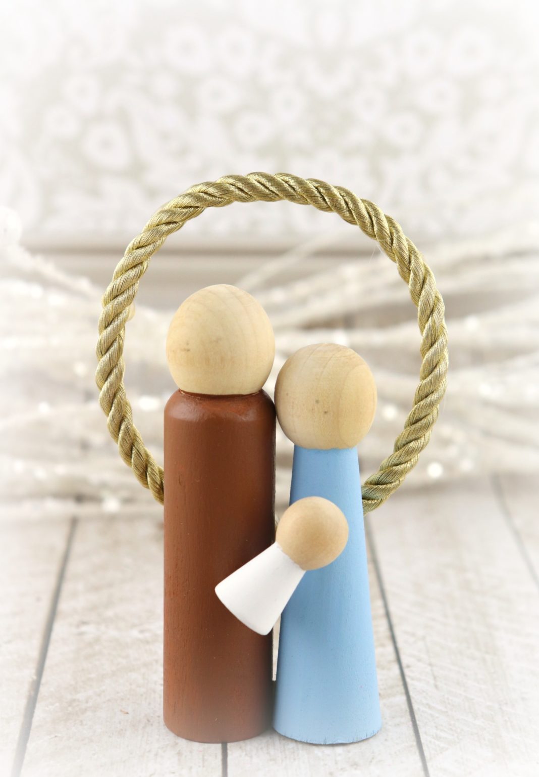 Holy Family Ornament Tutorial: Christmas Craft - Morena's Corner