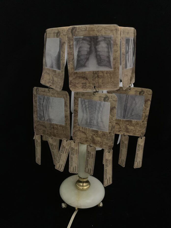 X-ray Lamp DIY: Steampunk or Halloween Decor - Morena's Corner