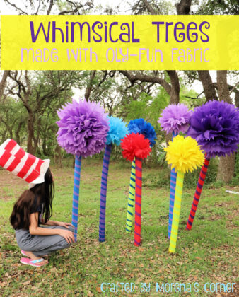 Make Truffula Trees using Oly-Fun Fabric - Morena's Corner