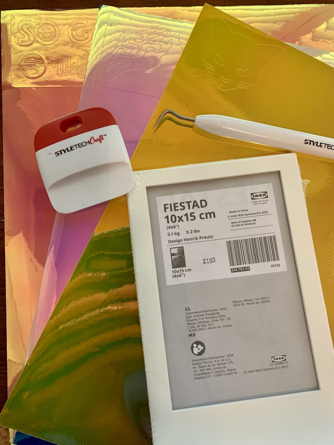 Vinyl Spotify Code Frame Gift DIY - Morena's Corner