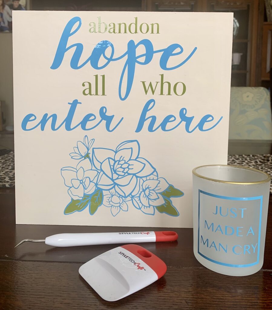 DIY Snarky Decor Starter Set Made with Vinyl - Morena's Corner