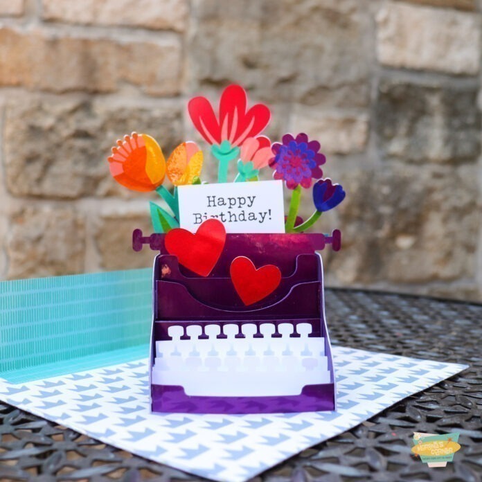 Pop Up Typewriter Card Project - Morena's Corner