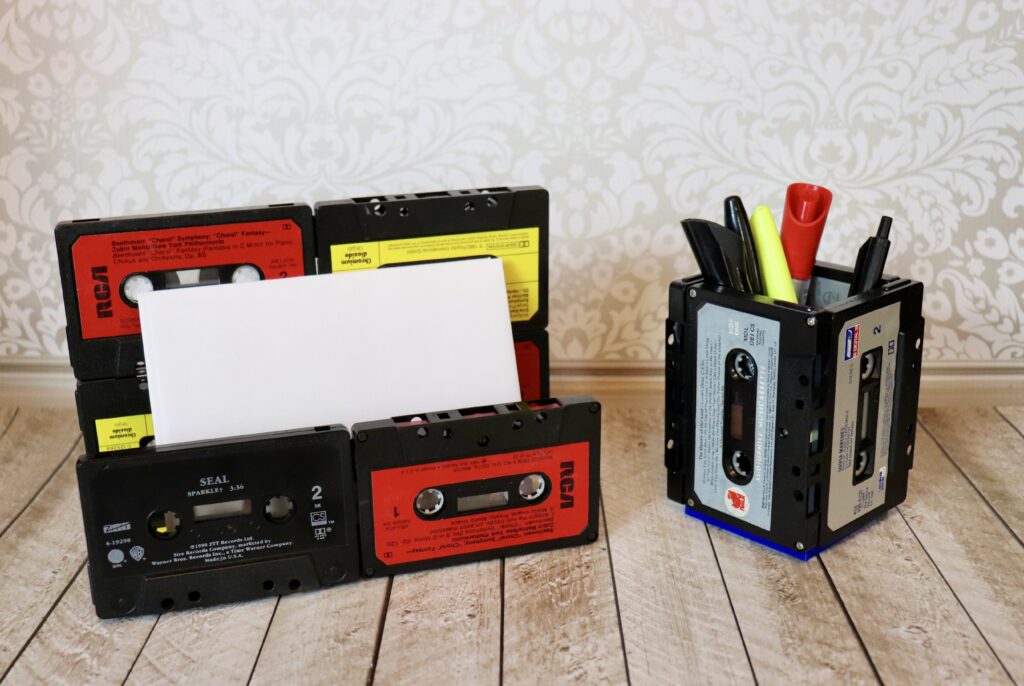 Upcycle Cassette Tapes into Organizers - Morena's Corner