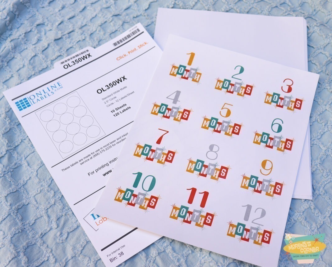 Baby Monthly Stickers: Free Printable! - Morena's Corner