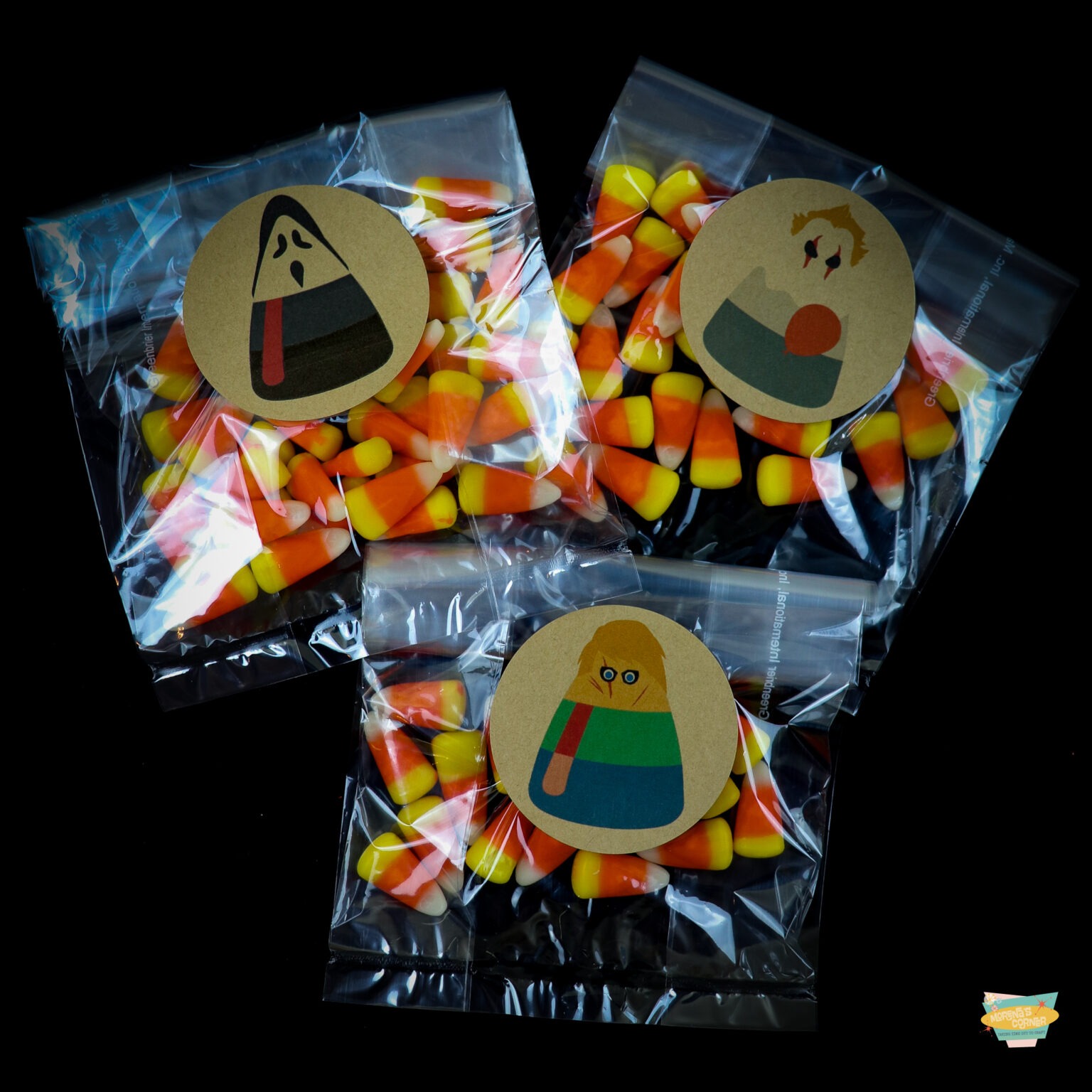 Horror Themed Candy Corn Printable - Morena's Corner
