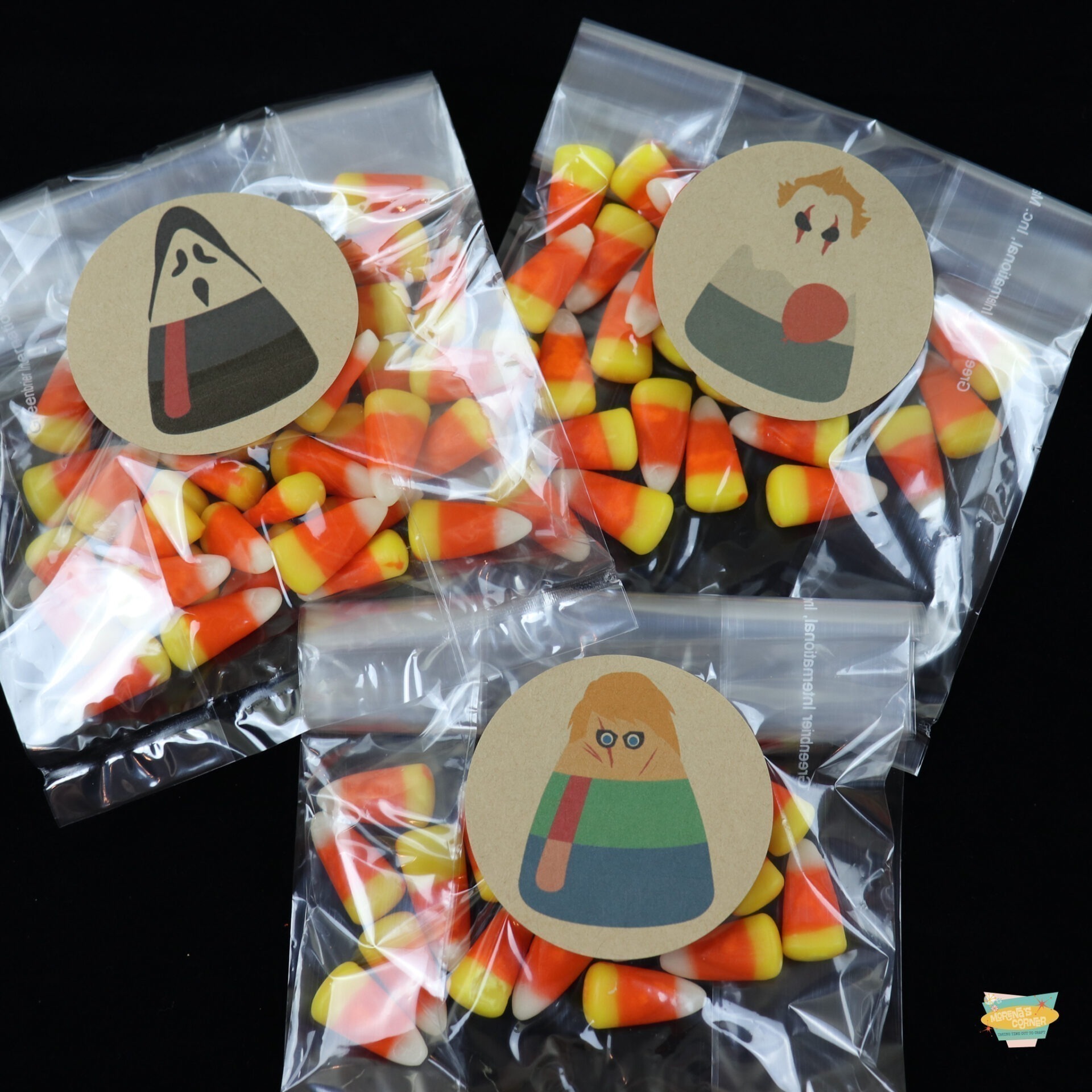 Horror Themed Candy Corn Printable - Morena's Corner