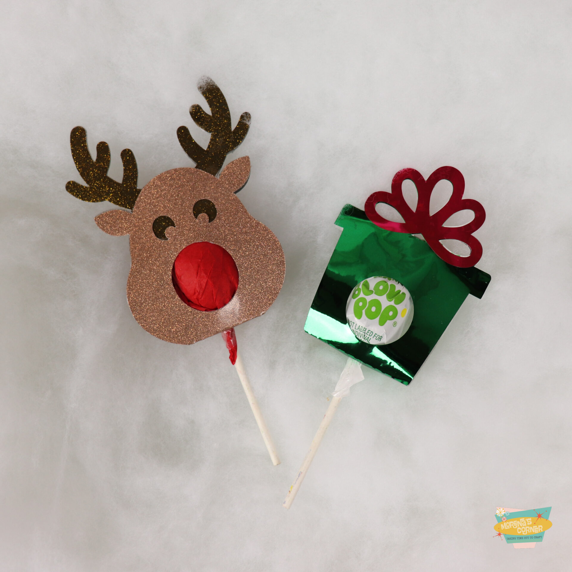Christmas Lollipop Holders DIY Gift - Morena's Corner