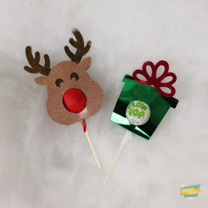 Christmas Lollipop Holders DIY Gift - Morena's Corner