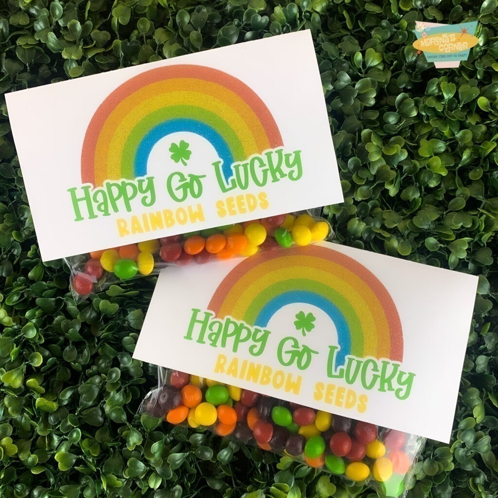 Rainbow Seeds Treat Bags for St. Patrick's Day - Morena's Corner