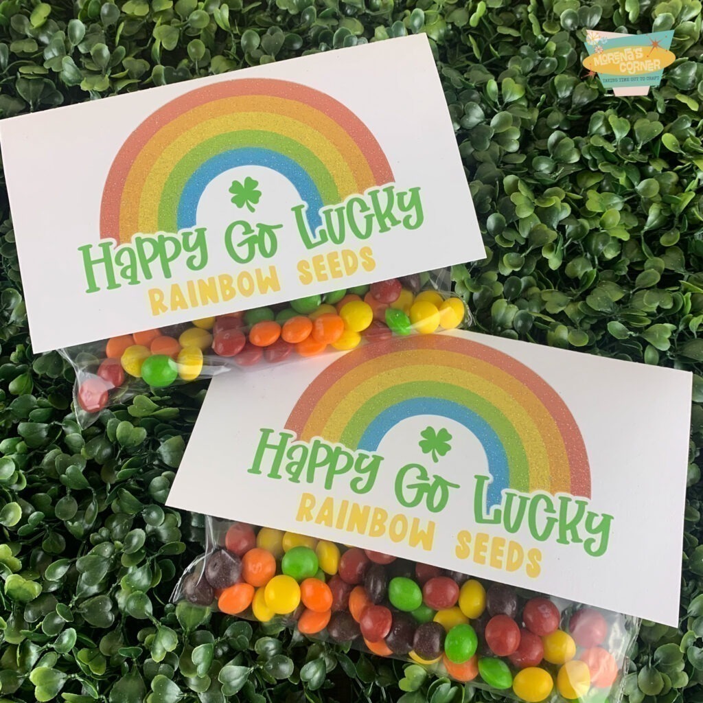 Rainbow Seeds Treat Bags for St. Patrick's Day - Morena's Corner