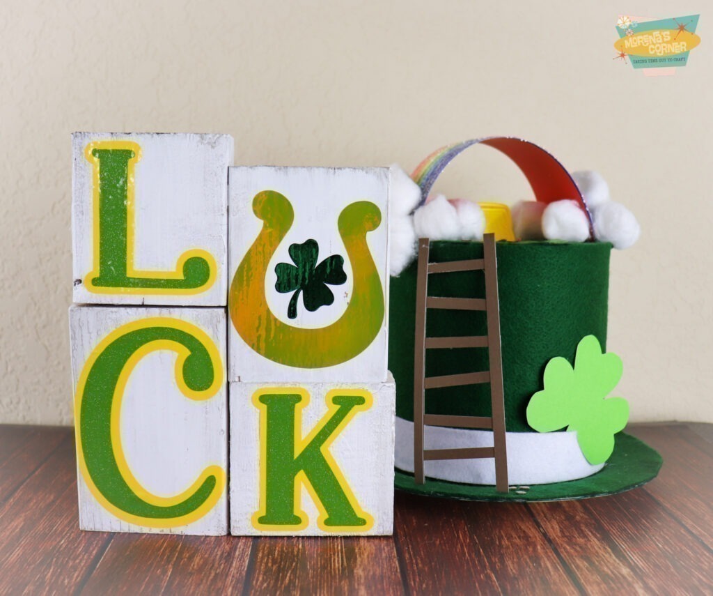 DIY Lucky Sign for St. Patrick's Decor - Morena's Corner