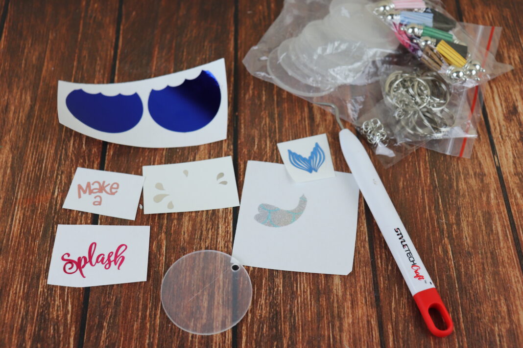 Vinyl Mermaid Keychain Tutorial - Morena's Corner