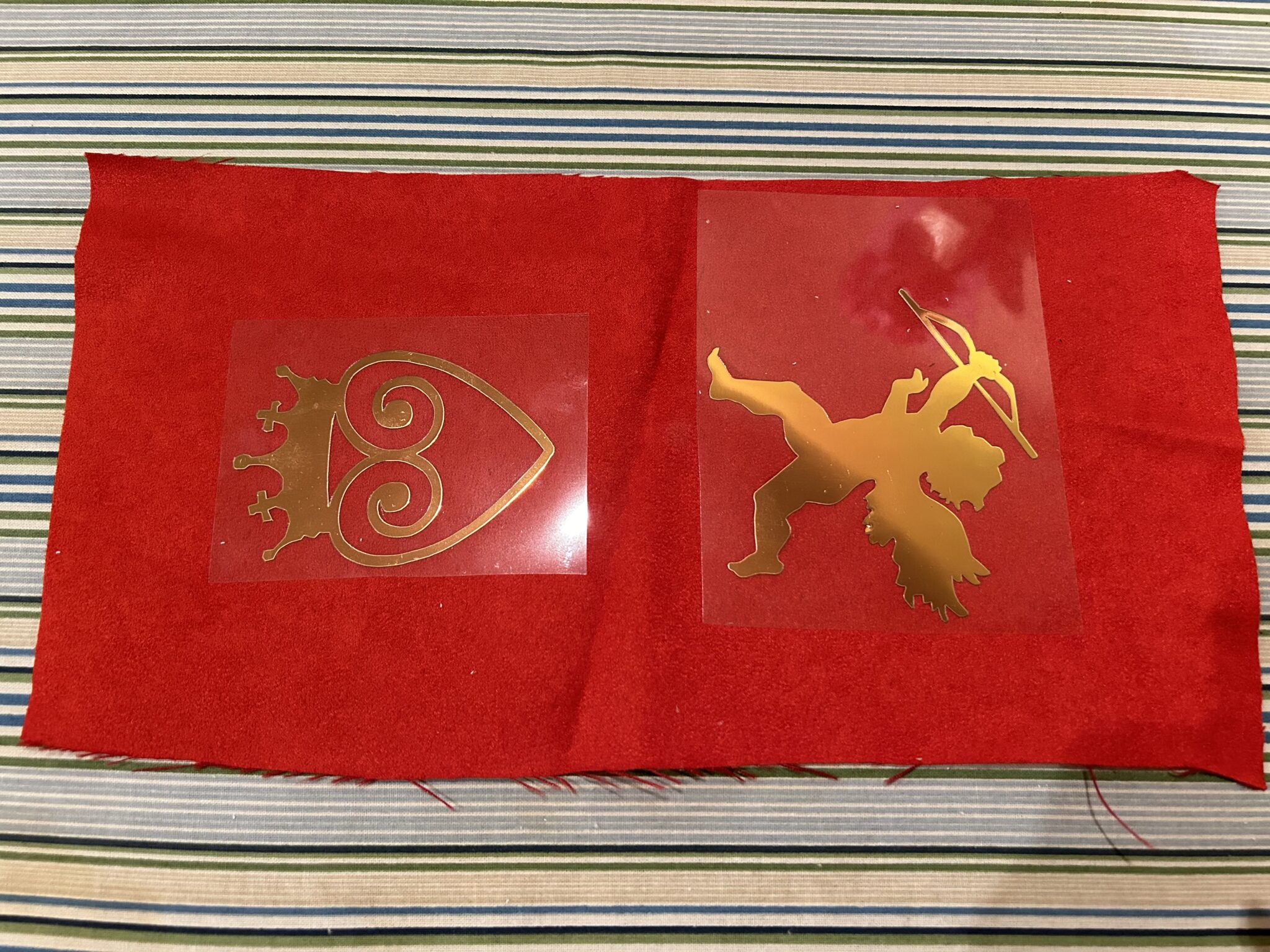 Valentine Bag Tutorial with Metallic HTV - Morena's Corner
