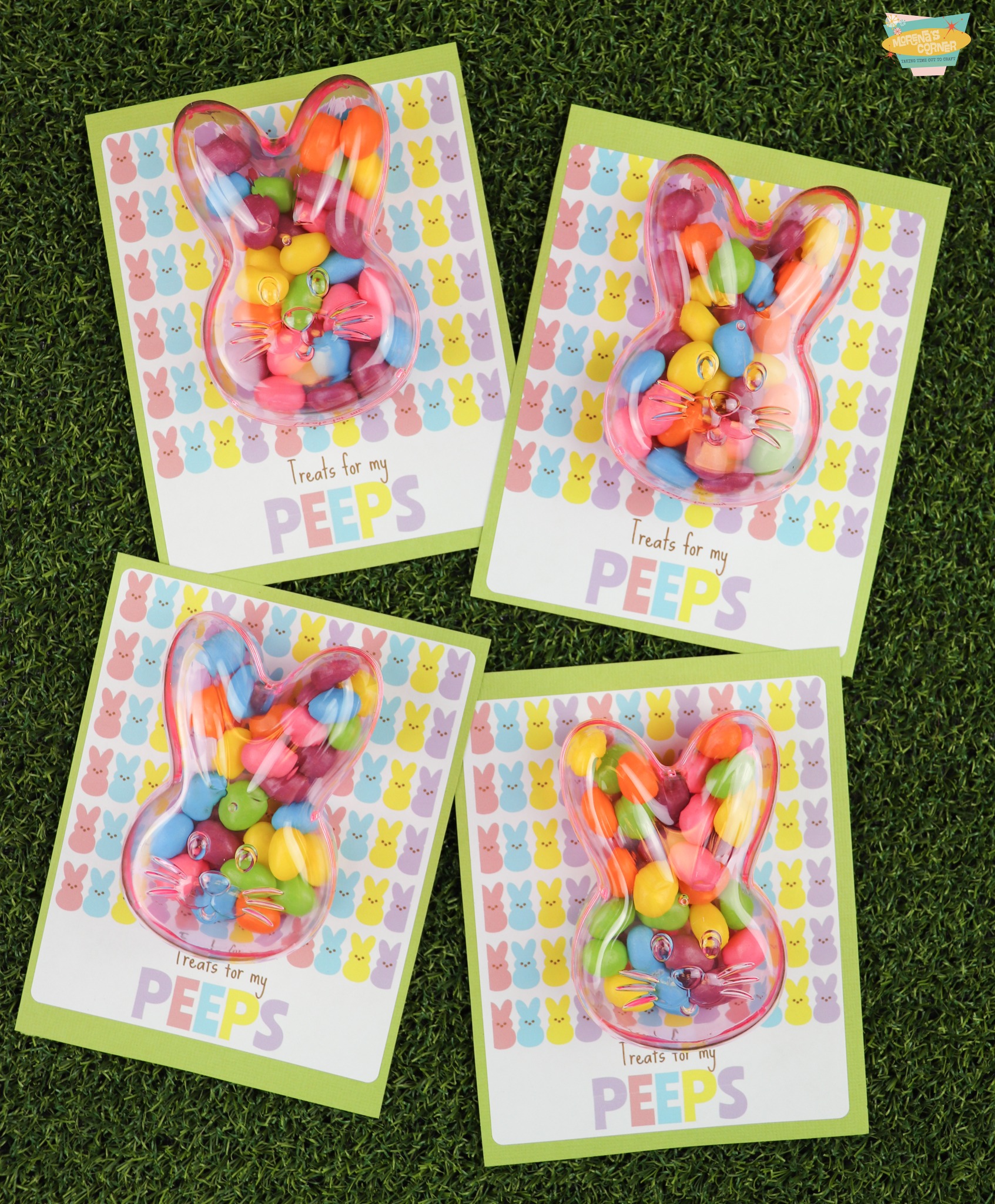 Peeps Treats Easter Gifts with Free Printable - Morena's Corner