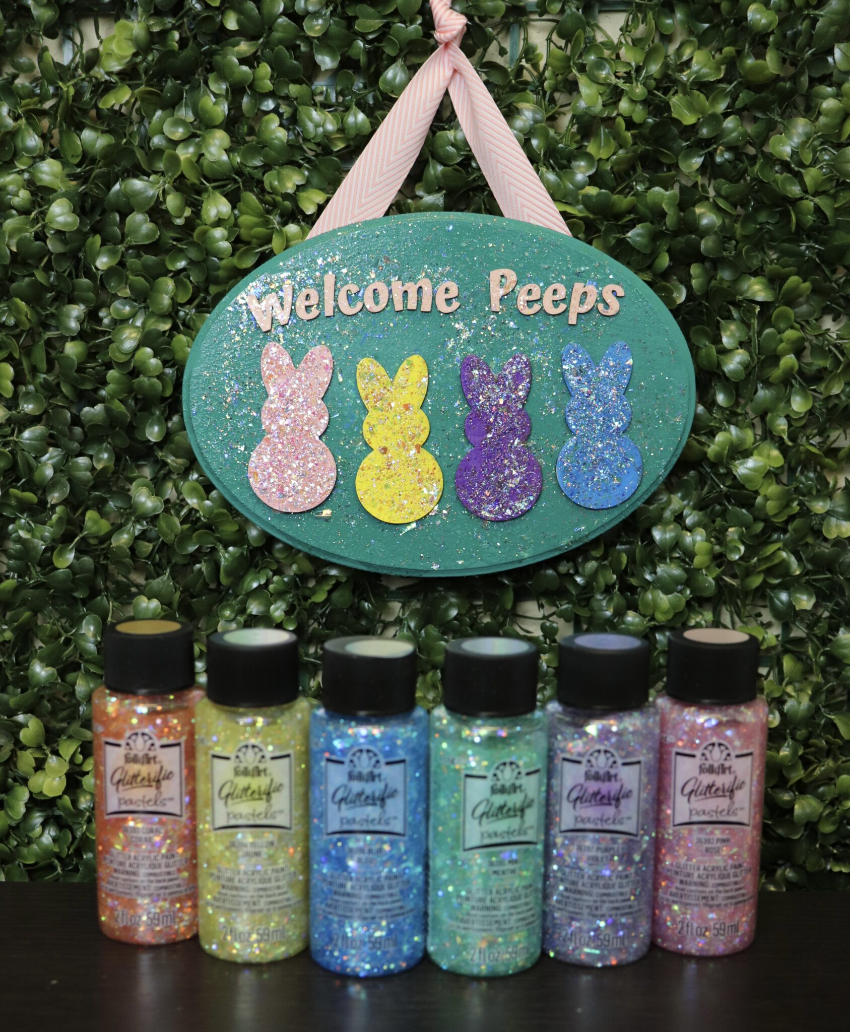 Welcome Peeps: Crafting Your Own DIY Sign - Morena's Corner