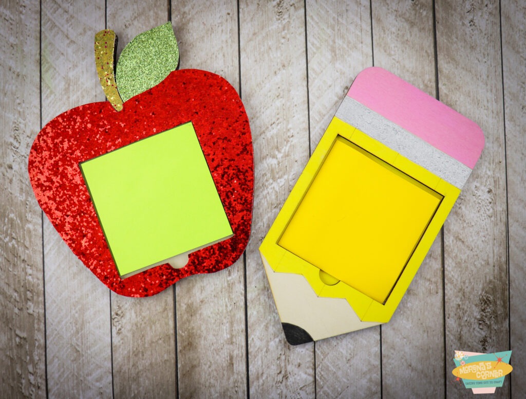 Teacher's Sticky Note Holder Gift DIY - Morena's Corner