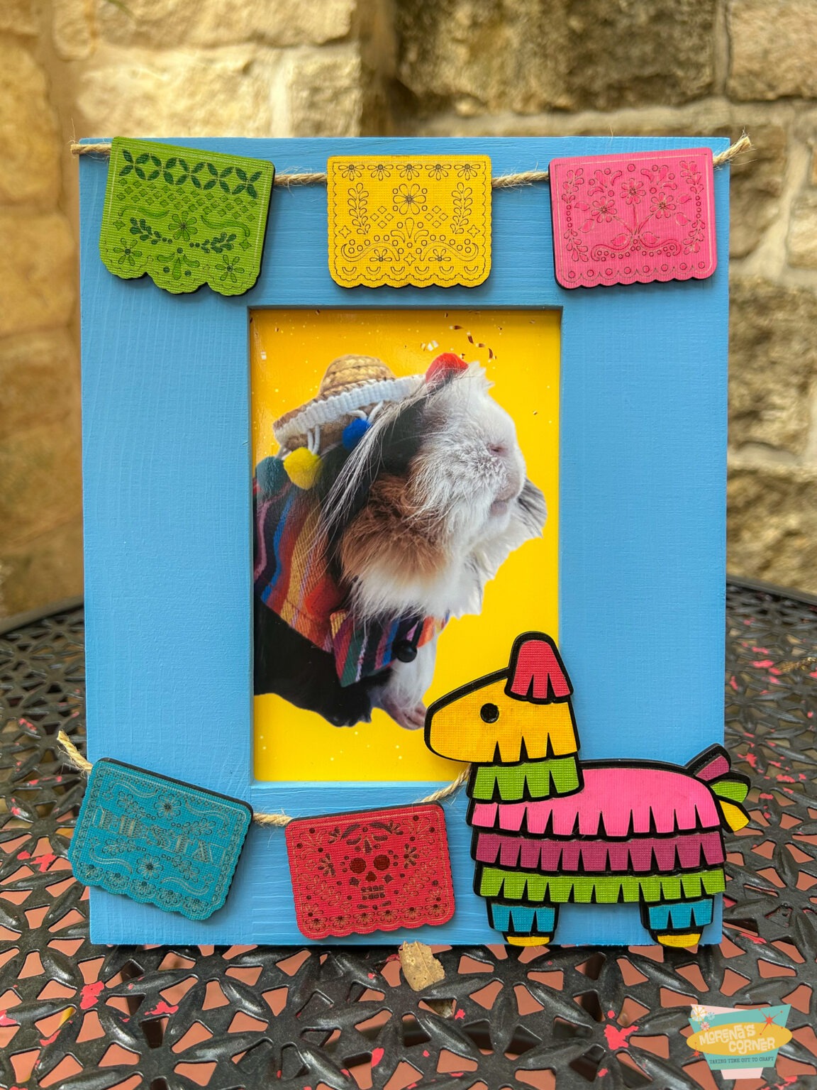 Fiesta Frame DIY for PCC Blog Hop - Morena's Corner